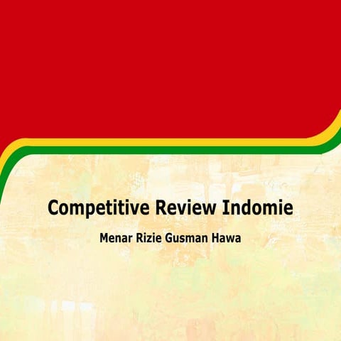 Competitive review | PPT