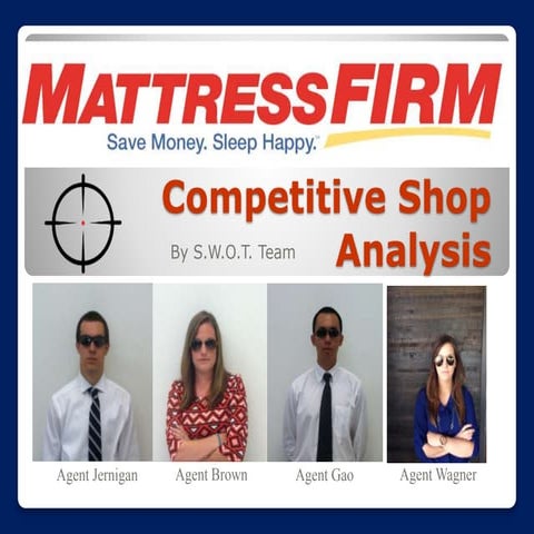 Competitive Shop Analysis | PPTX