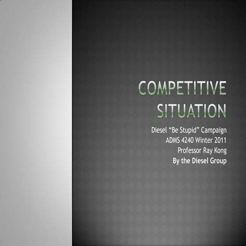 Diesel - Competitive situation | PPTX