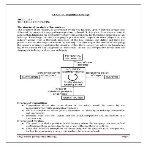 Competitive strategy | DOCX