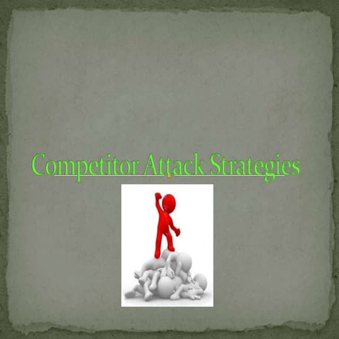Competitor attack theory PPt | PPTX