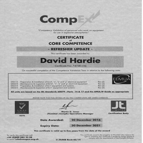 Compex cert | PDF