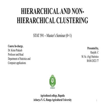 Hierarchical and Non Hierarchical Clustering.pptx