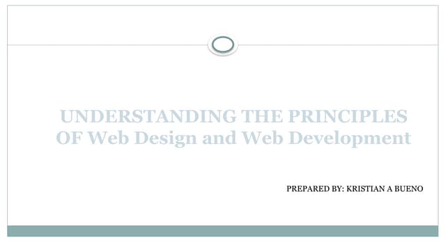 Basic Web Design Principles and Elements | PPTX
