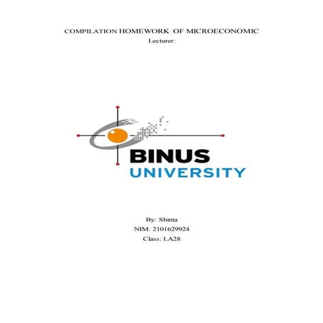 tugas microeconomics compilation | DOCX