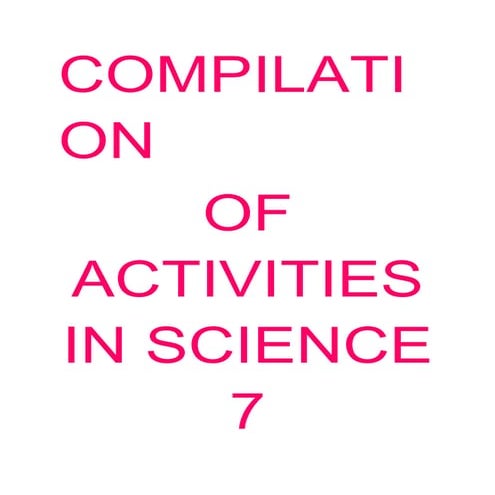Compilation in science | DOCX