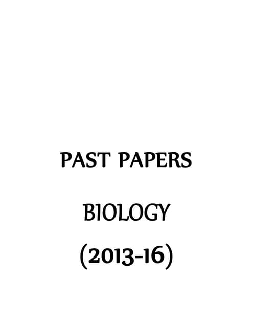 CSS General Science Past Paper Analysis (Topic-Wise) 2010-2024 .docx