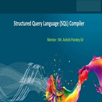 Building Basic Strech Sql Compiler Ppt 3822