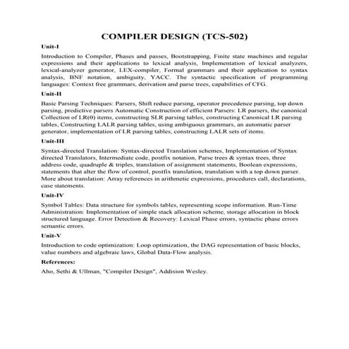 Compilerdesign Pdf