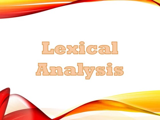 Token, Pattern and Lexeme | PDF