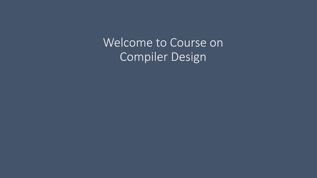 Compiler Introduction.pptx Compiler Introduction.pptx
