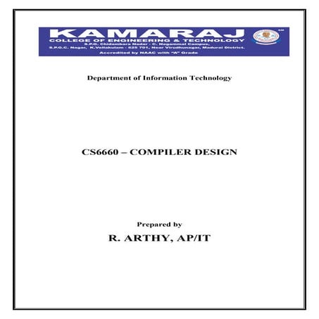Compiler Question Bank Pdf 