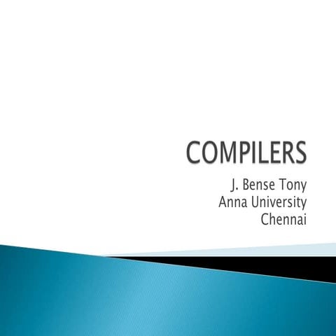 Compilers Pptx Programming Languages Computing 1711