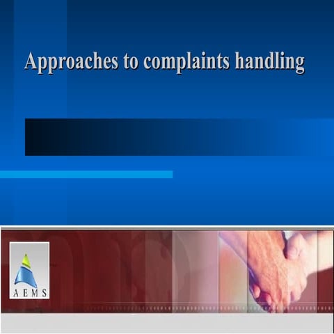 Complaints handling | PPT