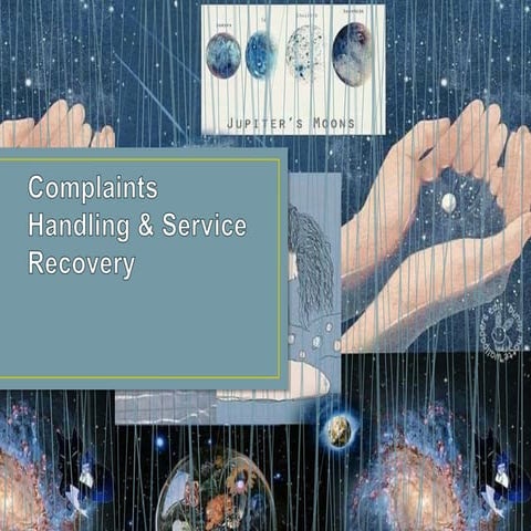 Complaints handling & and service recovery by selma | PPTX