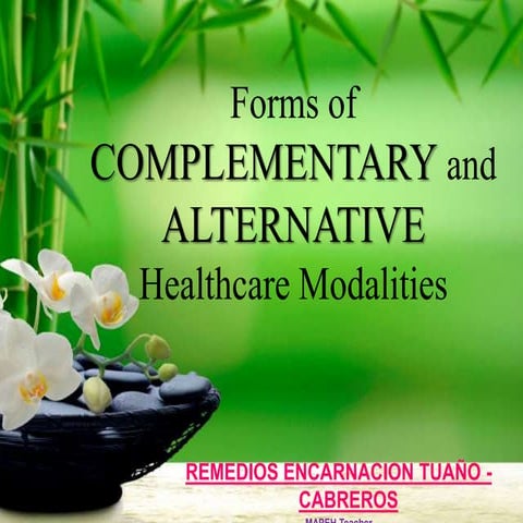 Complementary and alternative medicine | PPTX