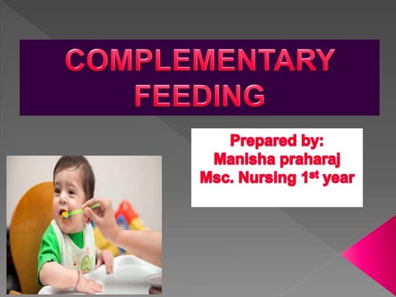 Weaning | PPTX | Parenting Babies and Toddlers | Parenting