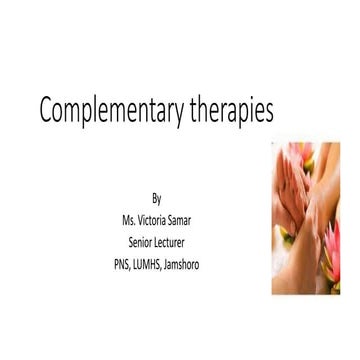 Complementary therapies in critical care.ppt