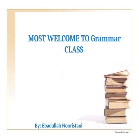 what is complement in english grammar by Ebad.ppt