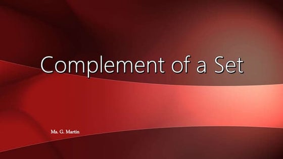 Union & Intersection of Sets | PPT