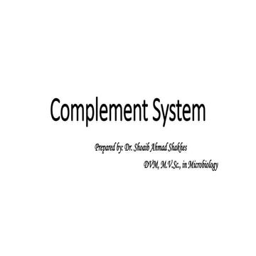 Complement System in immunology and serology.pdf