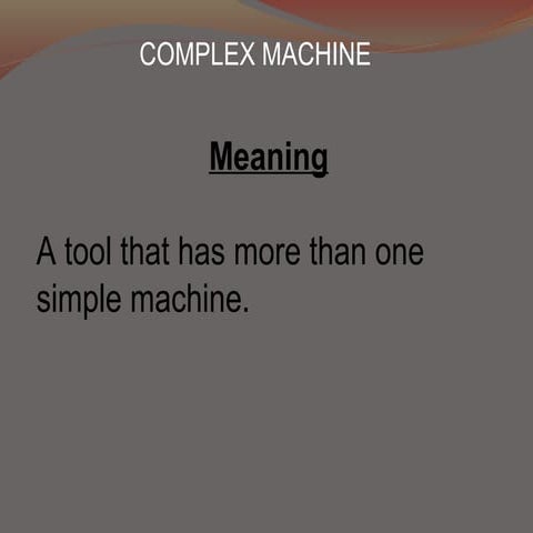 Comples machine | PPT