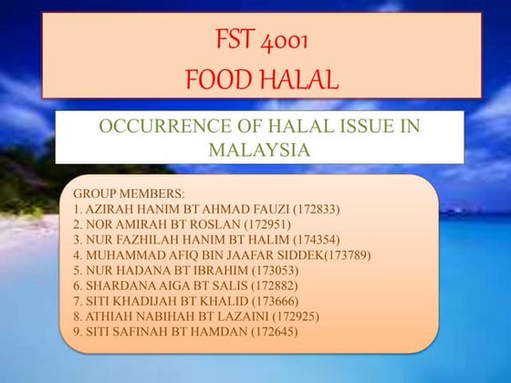 Halal awareness ppt slideshare | PPTX | Islam | Religion & Spirituality