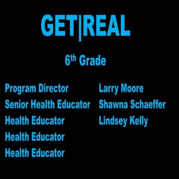 Get Real 6th Grade | PPTX