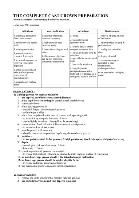 Study models 101 trimming | PPTX