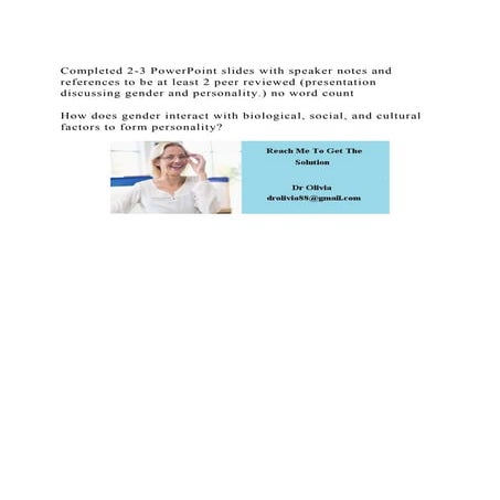 Completed 2-3 PowerPoint slides with speaker notes and references .docx