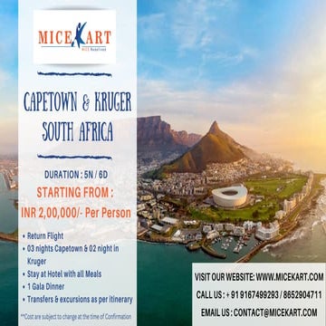 South Africa Corporate Travel & Events | PDF