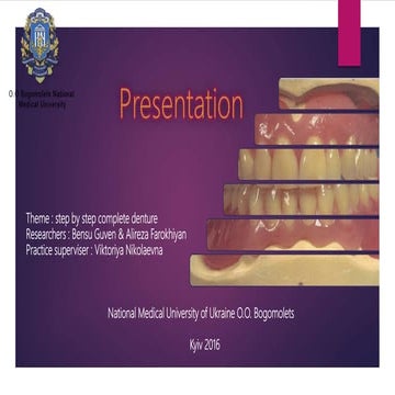 clinical & laboratory step in complete denture | PPTX