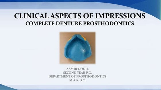 Primary impression | PPT