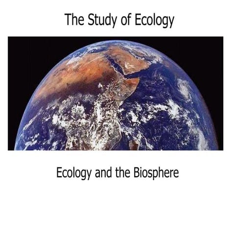 Ecology | PDF | Geography | Science