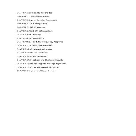 Complete electronics 1 | PDF