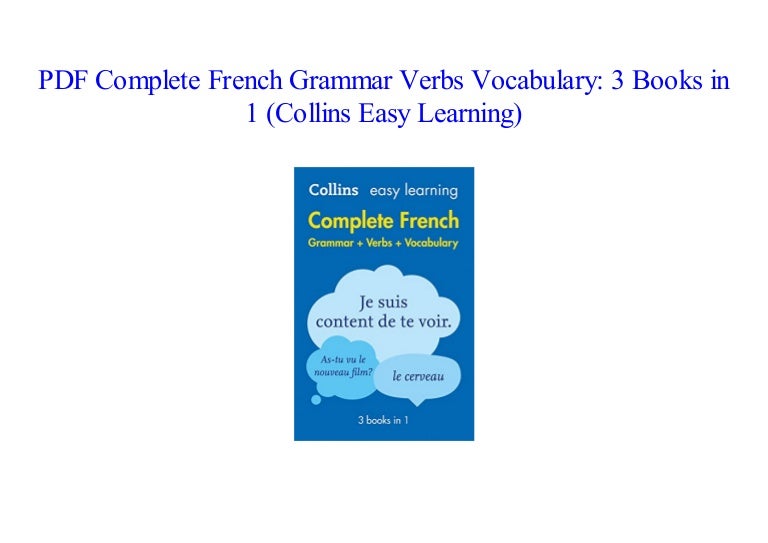 easy french learning pdf