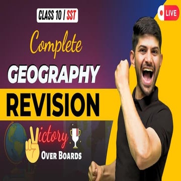 Complete geography Rivision.pdf class 10 | PDF