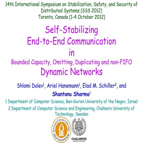 Self-Stabilizing End-to-End Communication in Bounded Capacity, Omitting ...