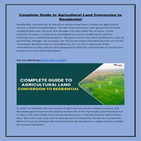 Complete Guide to Agricultural Land Conversion to Residential.pdf