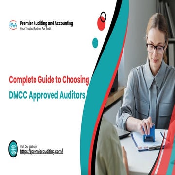 Complete Guide to Choosing DMCC Approved Auditors | PDF