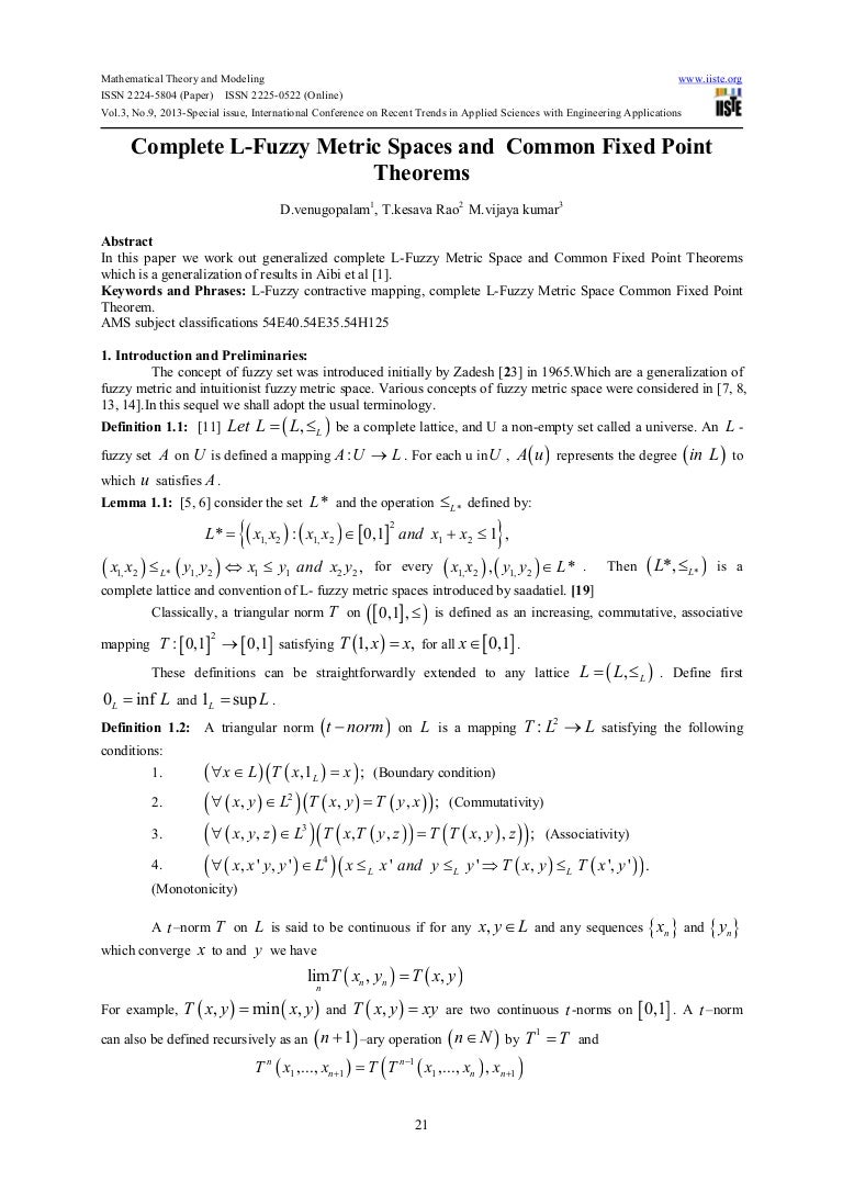 Complete L Fuzzy Metric Spaces And Common Fixed Point Theorems