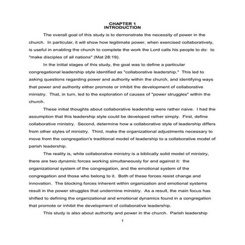 A Systemic View of Collaborative Leadership | PDF