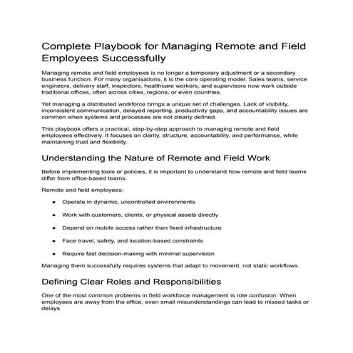 Complete Playbook for Managing Remote and Field Employees Successfully.pdf