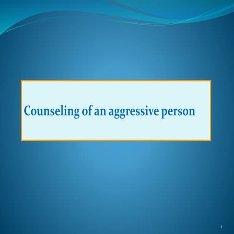 Complete presentation on aggression, aggression, scenario for ...