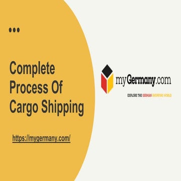 Complete process of cargo shipping | PPT