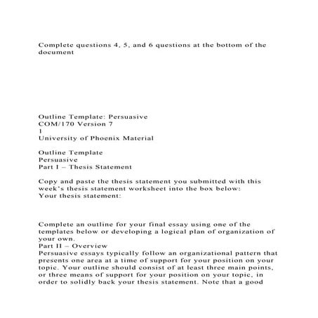 Complete questions 4, 5, and 6 questions at the bottom of the docu.docx