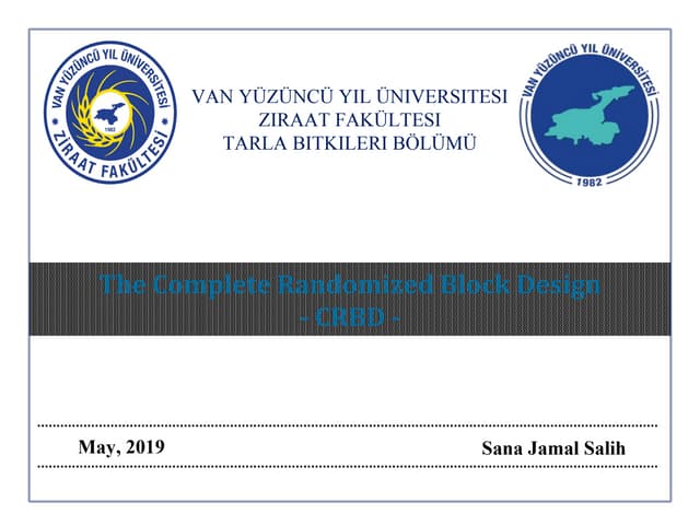 Randomized complete block_design_rcbd_ | PDF