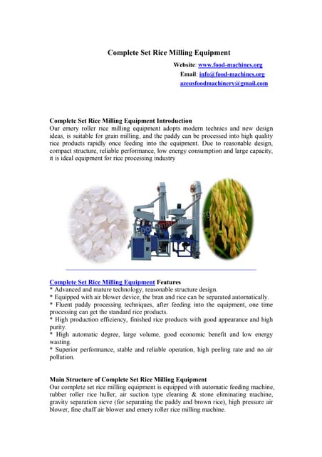 Rice mill PPT by om | PPT