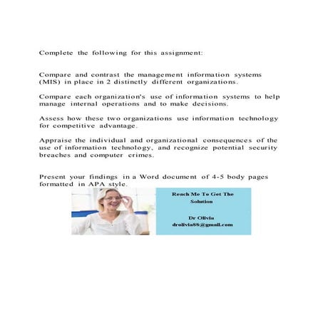 Complete the following for this assignmentCompare and con | PDF