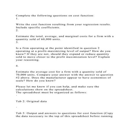 Complete the following questions on cost function 1.Write the.docx